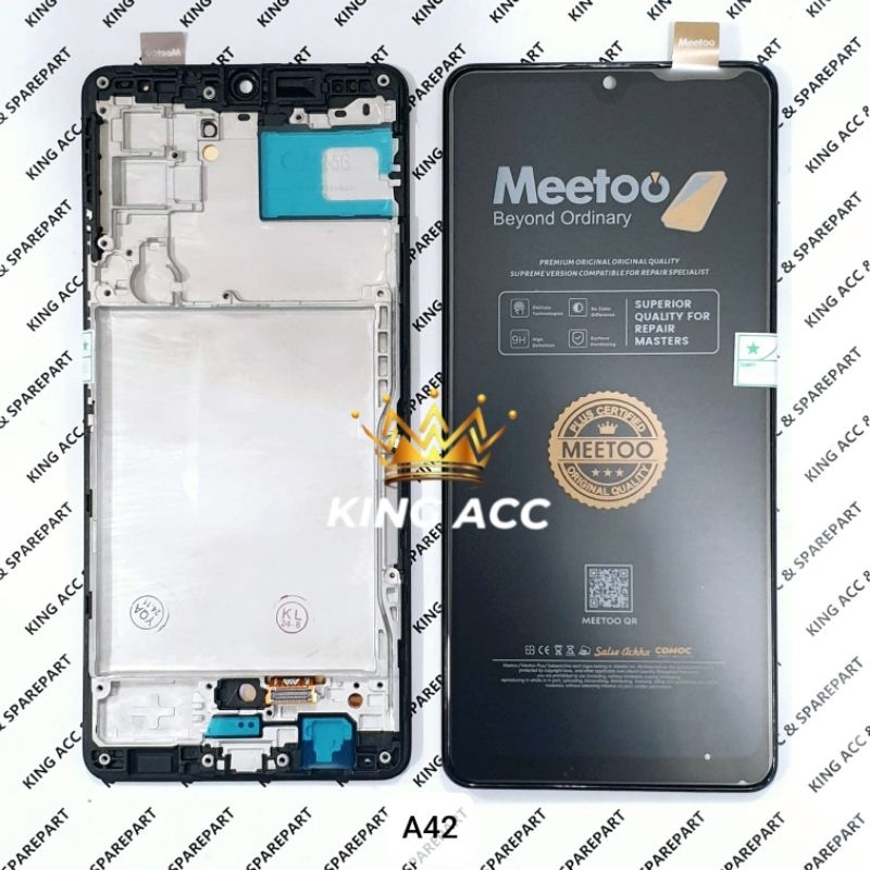 Jual NEW OLED MEETOO LCD TOUCHSCREEN SAMSUNG GALAXY A42 5G / A426 BLACK ...