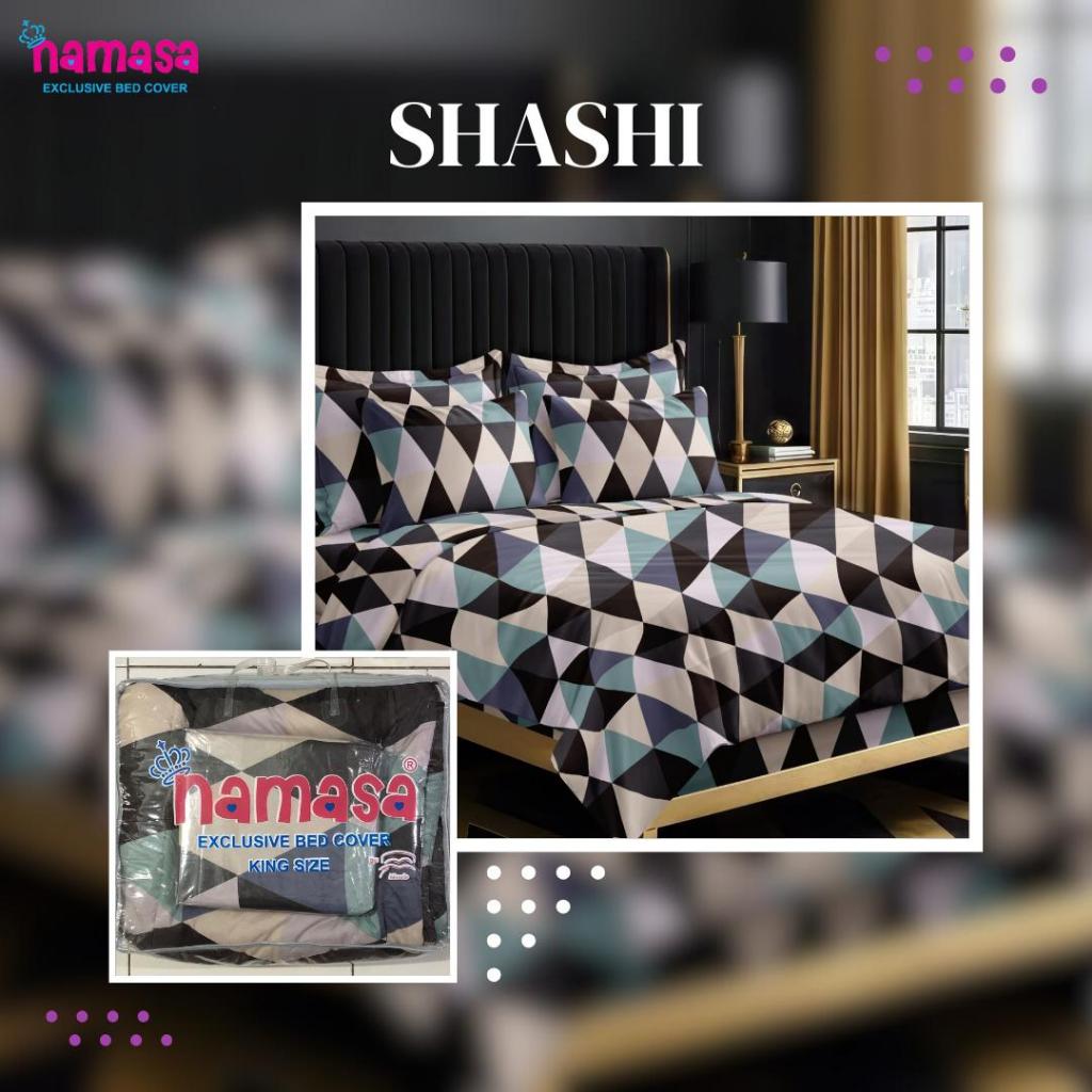 Jual Namasa Bedcover set Sprei Bahan Microtex Ukuran 180x200 karet di ...