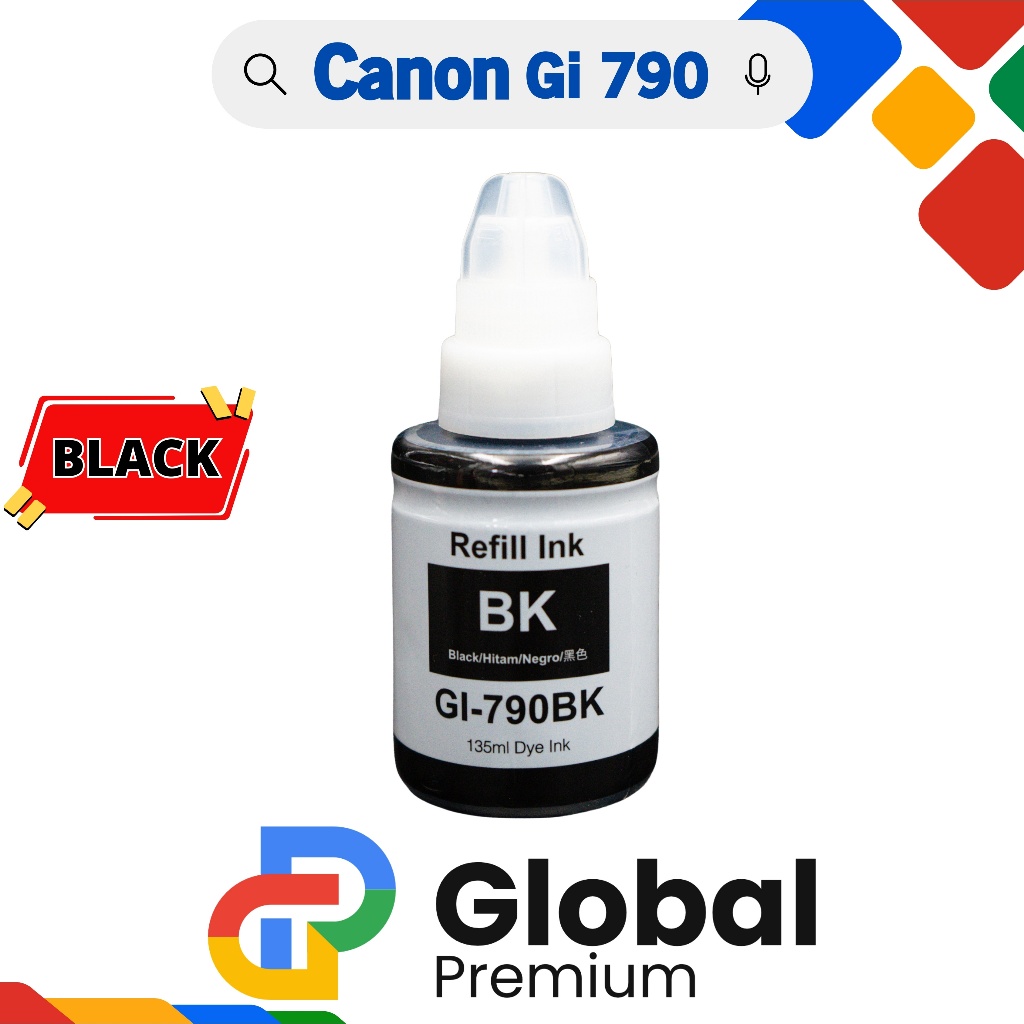 Jual TINTA CANON PIXMA Gi 790 UNTUK PRINTER SERIES G1000, G2000, G2010 ...