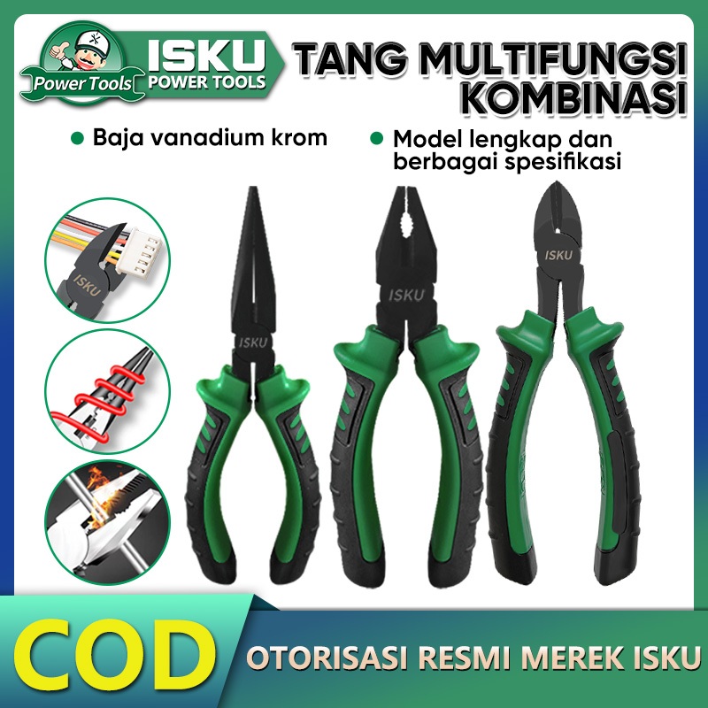 Jual Tang 8 inch/Tang Kombinasi 6/6/8 inch 55# Steel*/Alat Perkakas ...