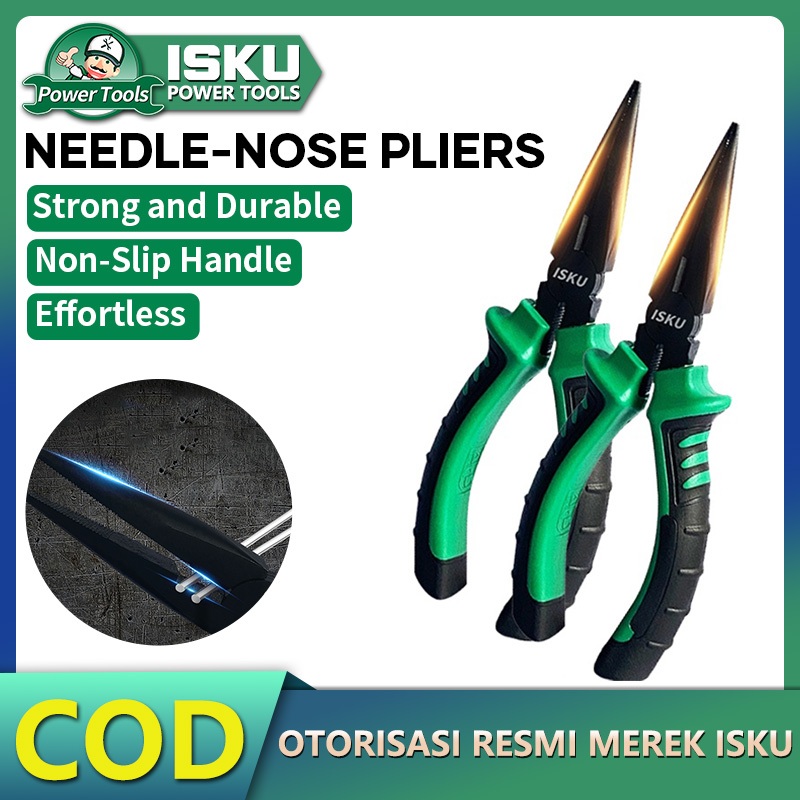 Jual ISKU Tang Lancip 6 inch / Tang Runcing 55# Steel Alat Perkakas ...