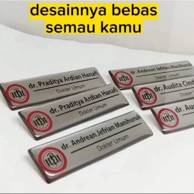 Jual Name tag/Nama Dada Custom | Shopee Indonesia