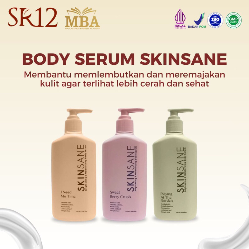 Jual SKINSANE BODY SERUM 250ml | Shopee Indonesia