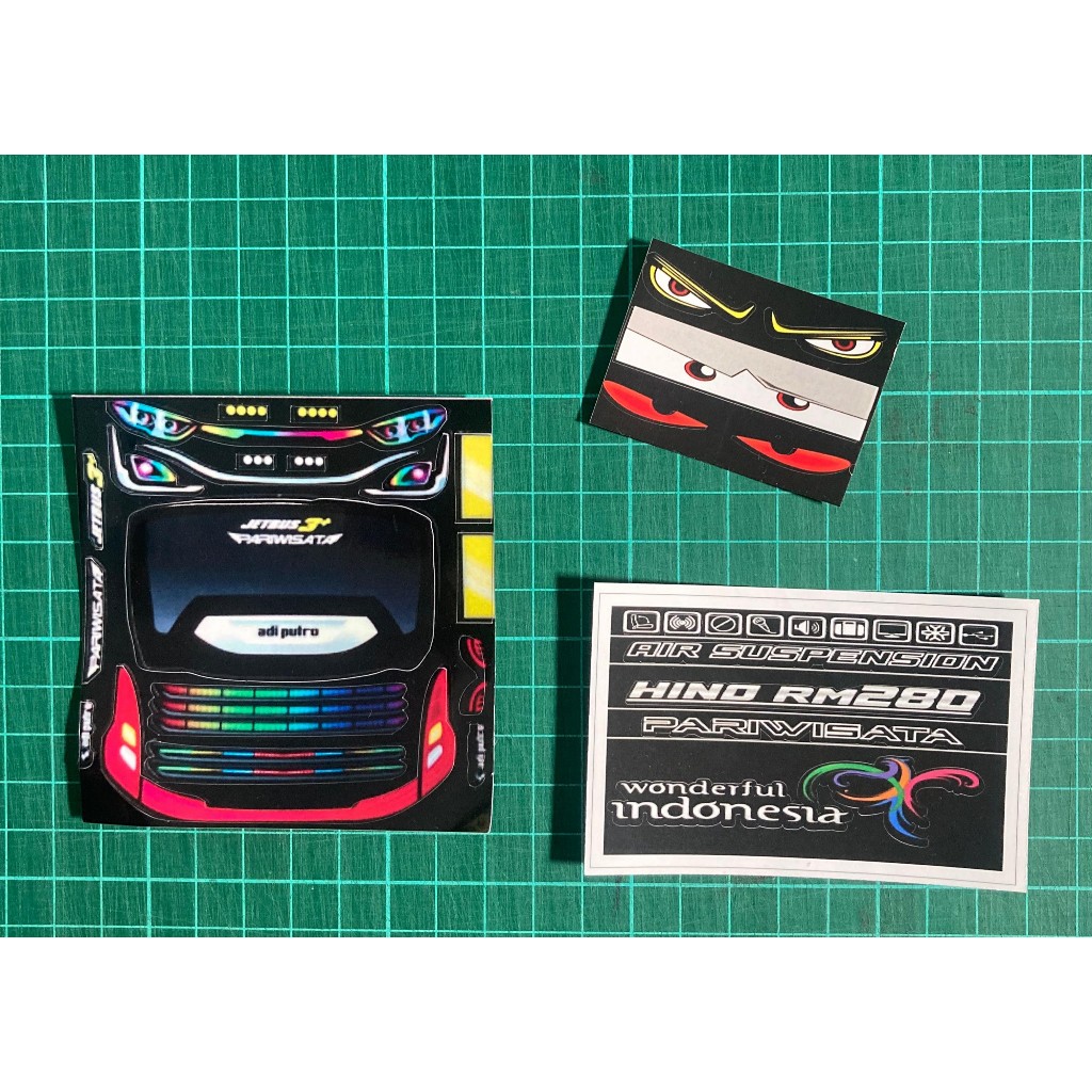 Jual Stiker Miniatur Lampu Bus JetBus 3+ | Shopee Indonesia