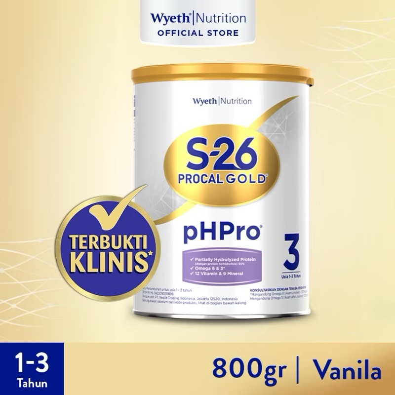 Jual S-26 s26 Procal GOLD pHPro Tahap 3 Susu Pertumbuhan Anak Usia 1-3 ...