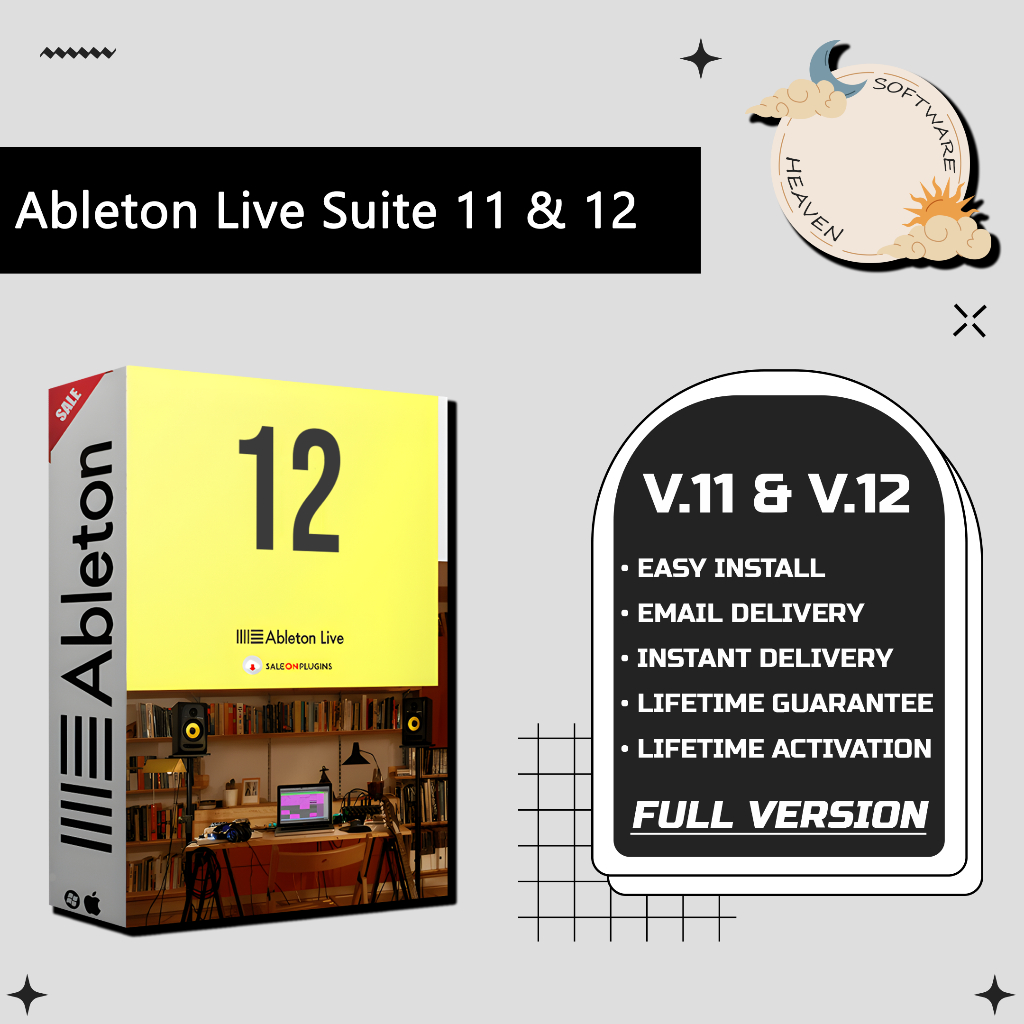 Jual (Win/Mac) Ableton Live 12 Suite & Ableton Live Suite 11 Full ...