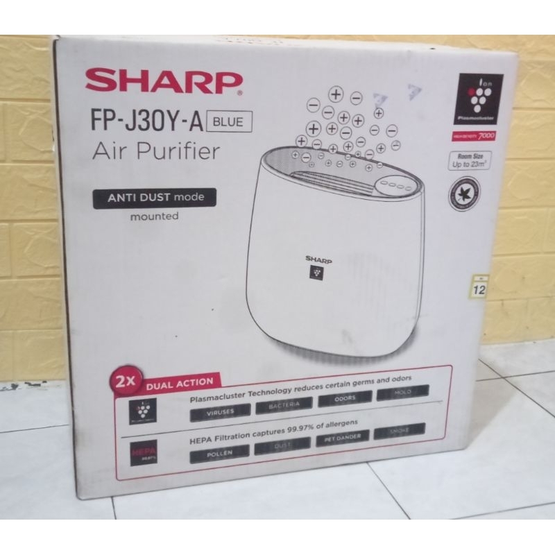 Jual SHARP FP-J30Y-A Air Purifier (BLUE) | Shopee Indonesia
