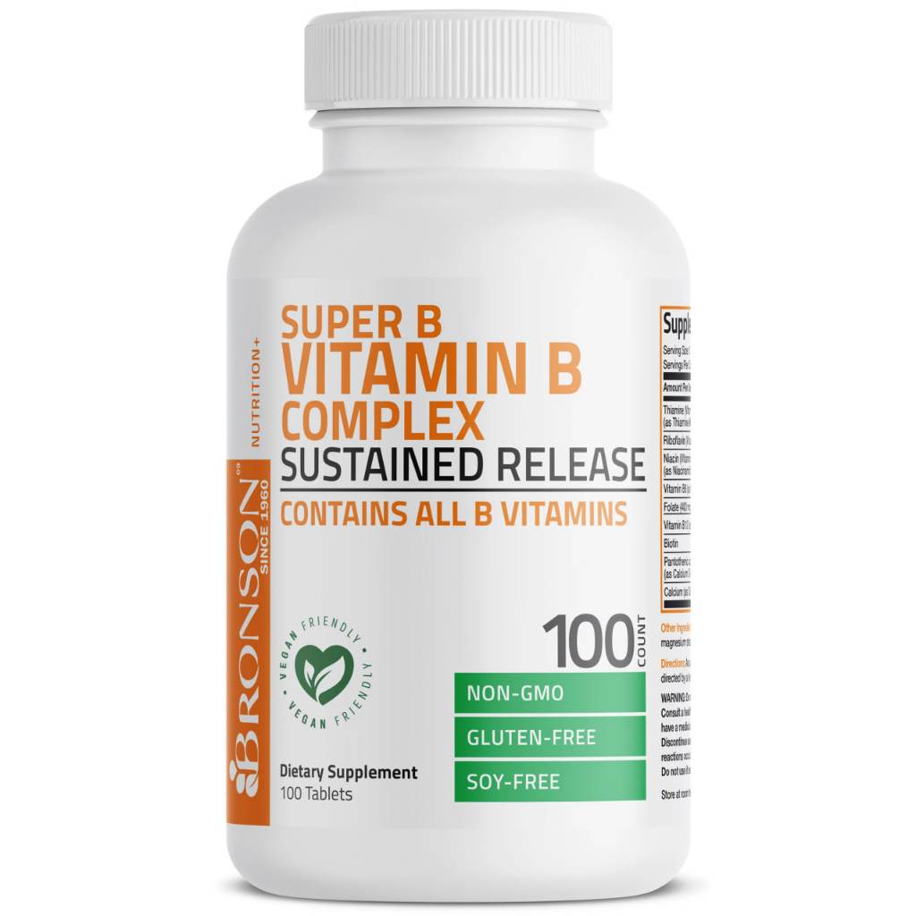Jual Bronson Vitamin B Complex ( B1 B2 B3 B5 B6 B7 B9 B12) + Calcium ...