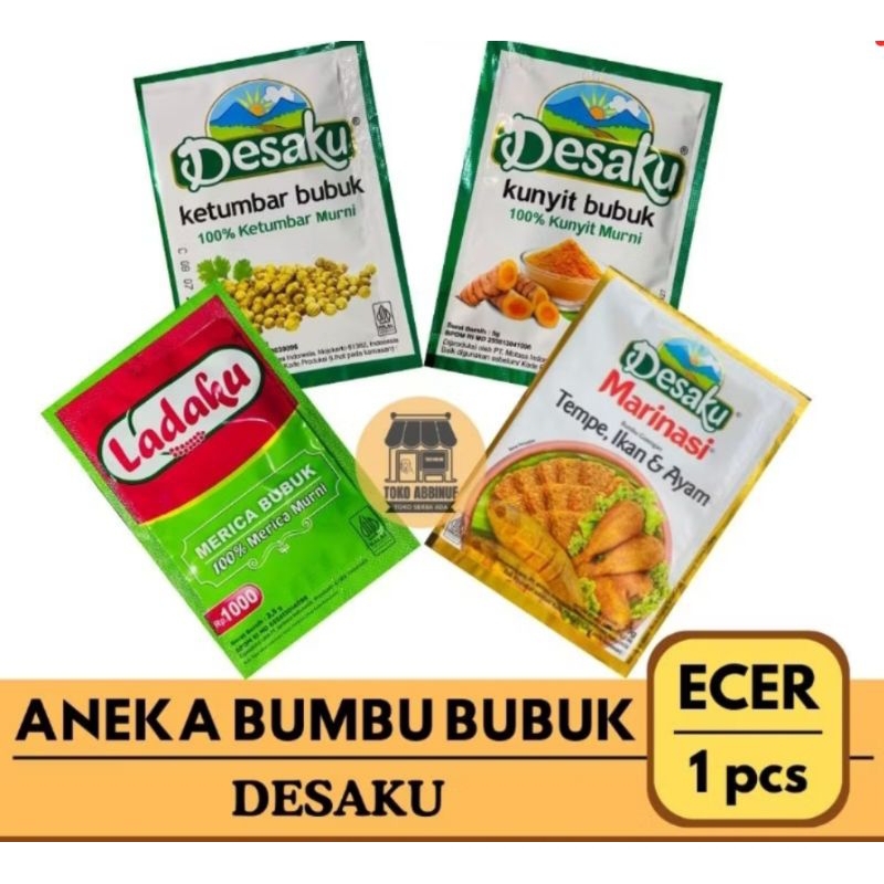 Jual DESAKU/l LADAKU/MARINASI/KUNYIT Bubuk/BAWAnG PUTIH BUBUK/KETUMBAR ...