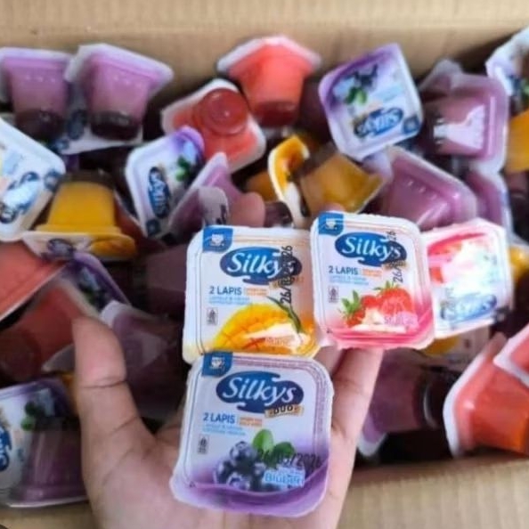 Jual Jelly Silky Pudding Mix Fruit Kemasan DUS 5kg - KARTON | Shopee ...