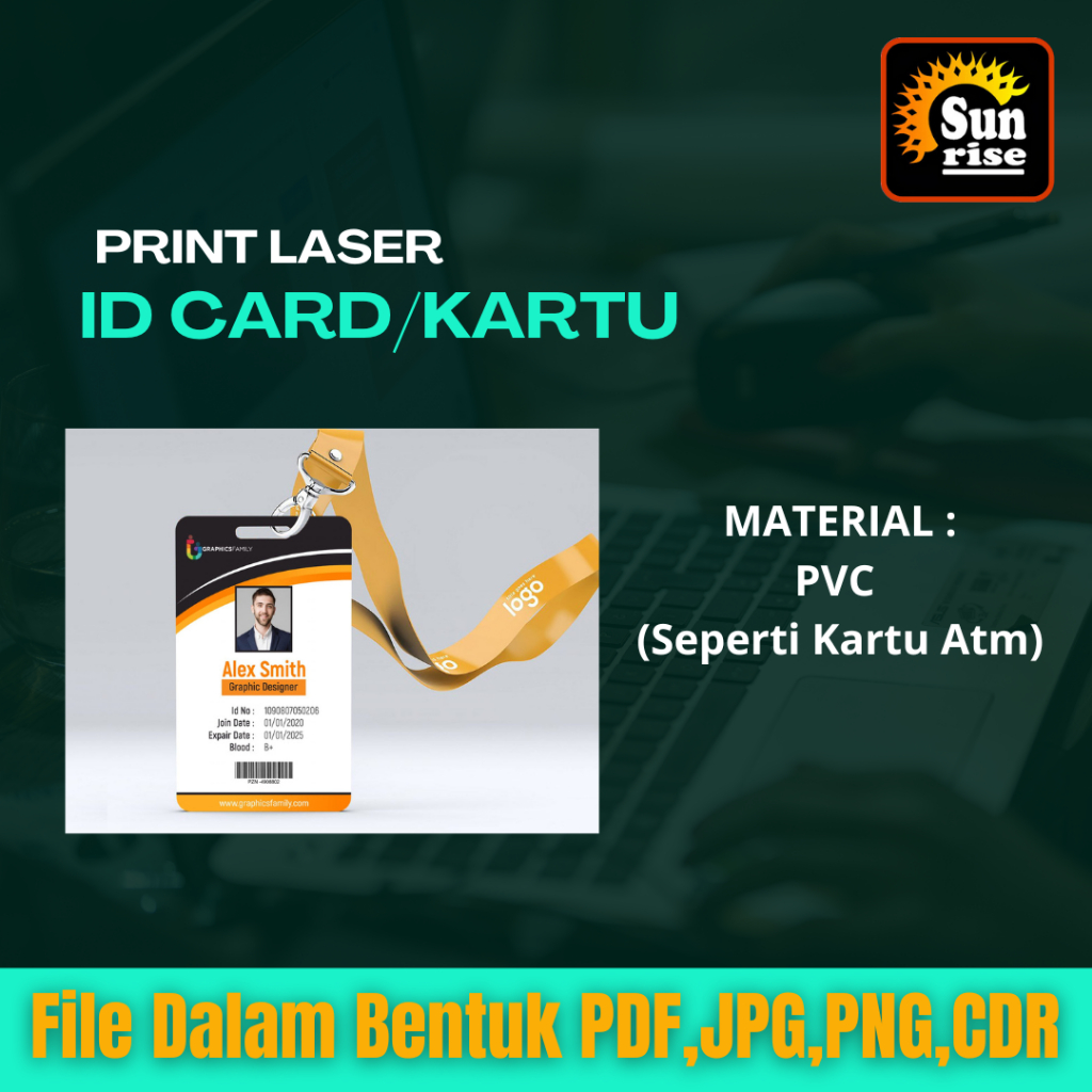 Jual CETAK KARTU ID CARD PVC 2 SISI/ID CARD MEMBER,CETAK VISITOR,KARTU PESERTA,KARTU ANGGOTA ...