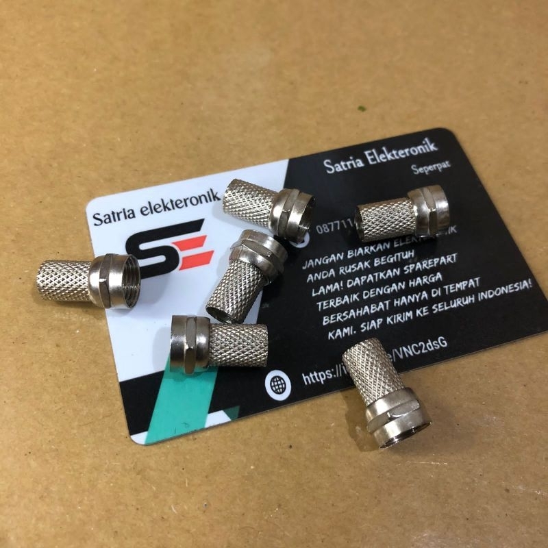 Jual Jack F CONECTOR Drat RG6 5C CATV SIGNAL Splitter RRT ( KW ) | Shopee Indonesia