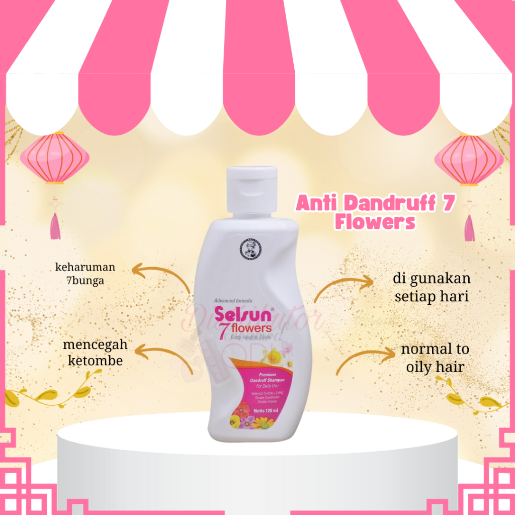 Jual Selsun Shampoo Anti Dandruff 7 Flowers | BPOM 120ML | Shopee Indonesia