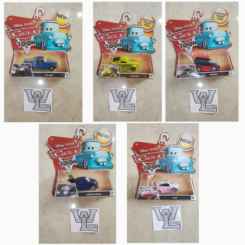 Jual Disney Cars Cars Toon Tokyo Mater Series (Cho, Ito San, Komodo ...