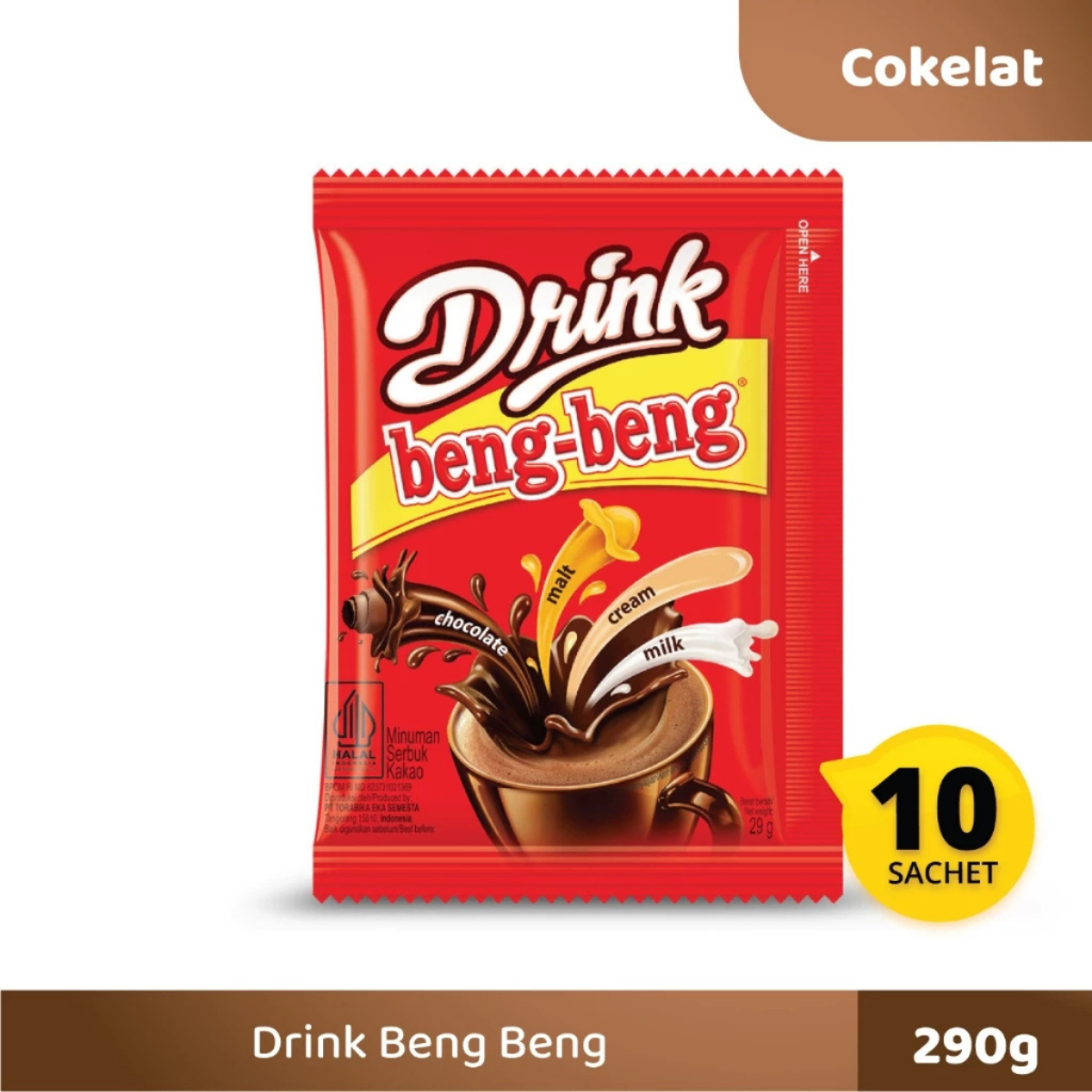 Jual DRINK BENG-BENG DRINK 29g / 30gr MINUMAN COKELAT BUBUK 1 RENCENG ...