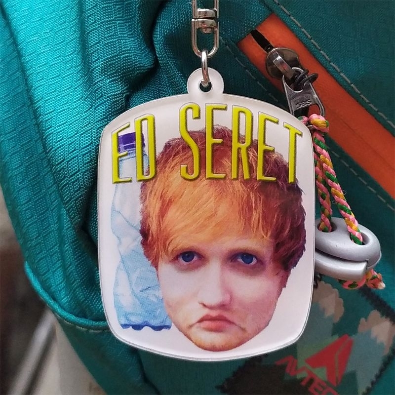 Jual Ed Seret | Gantungan Kunci Akrilik Lucu Kocak Plesetan Artis ...