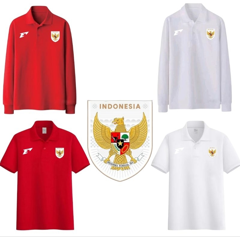 Jual Polo shirt kaos kerah logo Garuda timnas Indonesia er*po terbaru ...