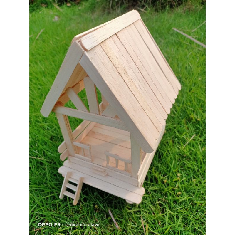 Jual kerajinan/prakarya stik eskrim pos/gazebo/gardu | Shopee Indonesia