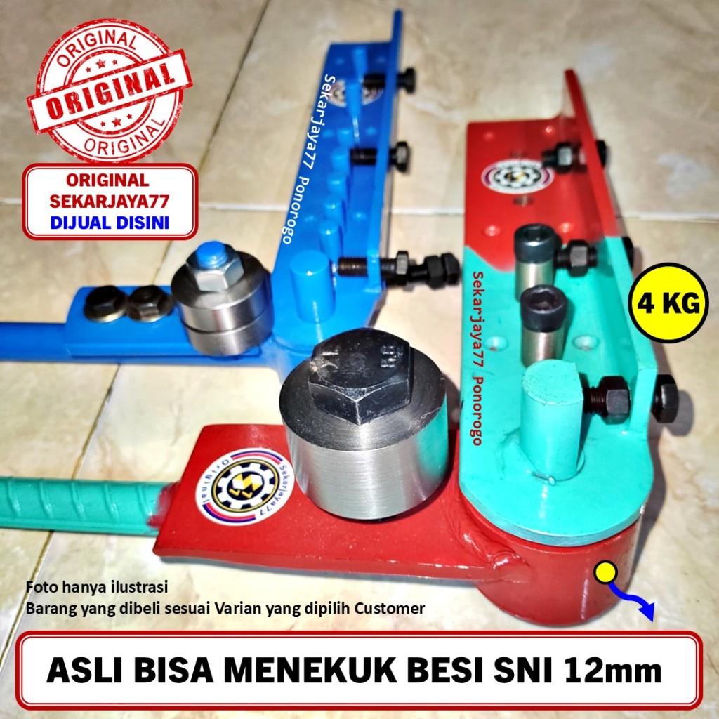 Jual OKIDOKI Sekarjaya77 Alat Tekuk Besi 4 6 8 10 12 mm ASLI KUAT ...