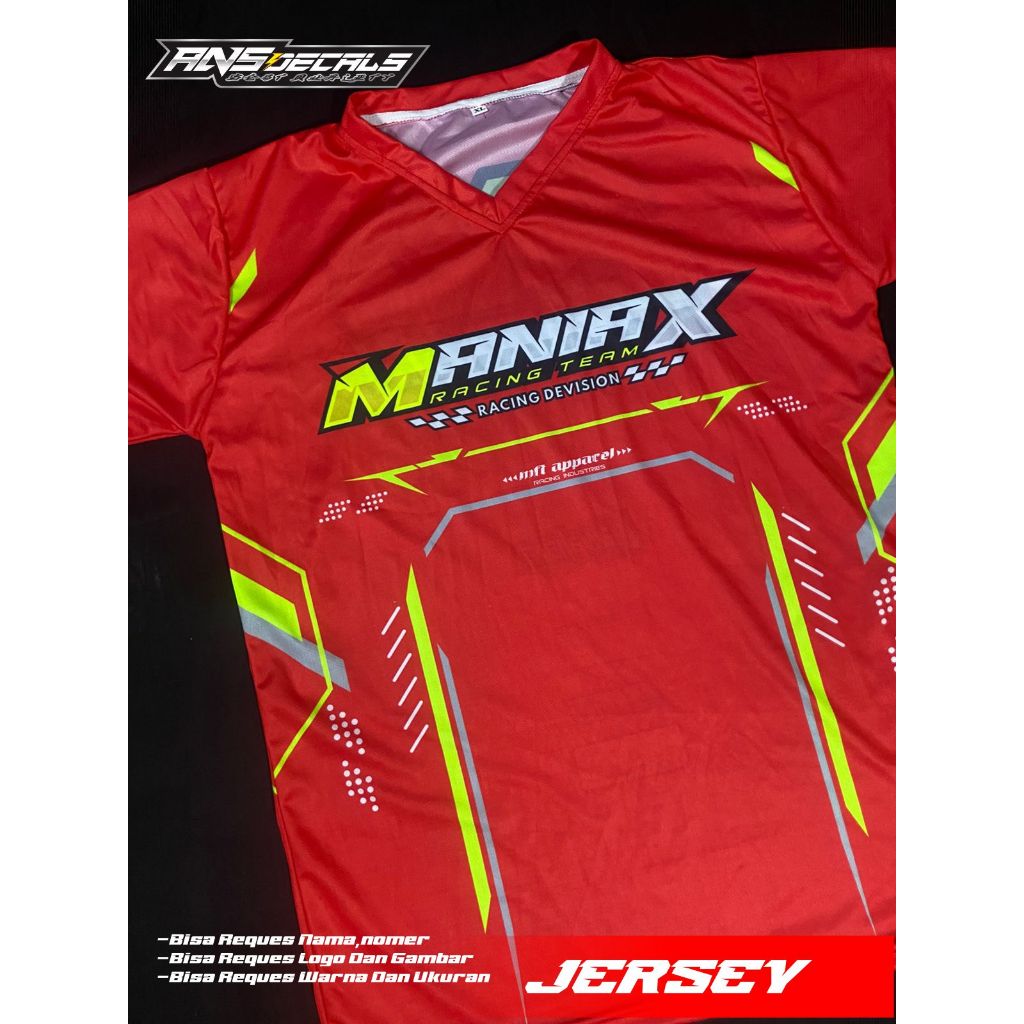 Jual Kaos Baju Jersey Racing Custom Balap Road Race GANTI NAMA NOMER ...