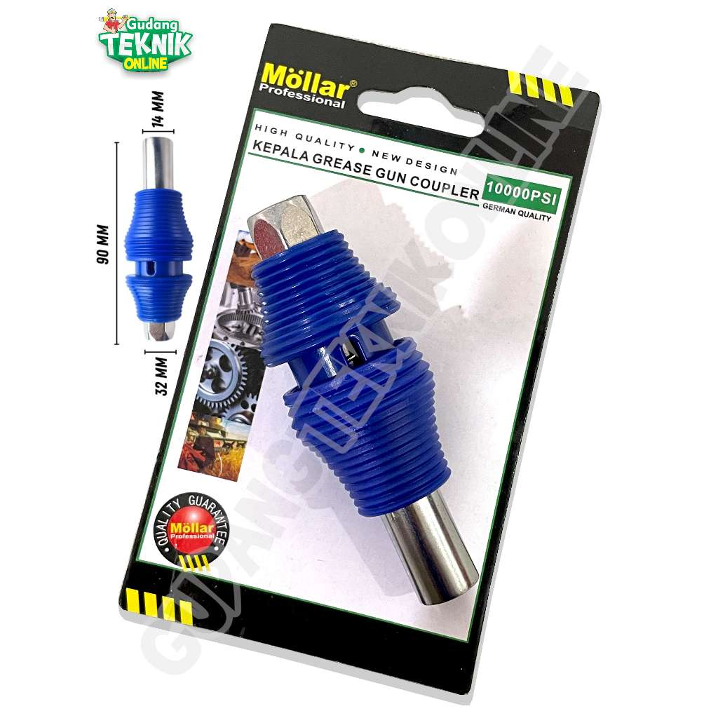 Jual Kepala Grease Gun Coupler MOLLAR N35002-1 / Kepala Gres Paslin ...