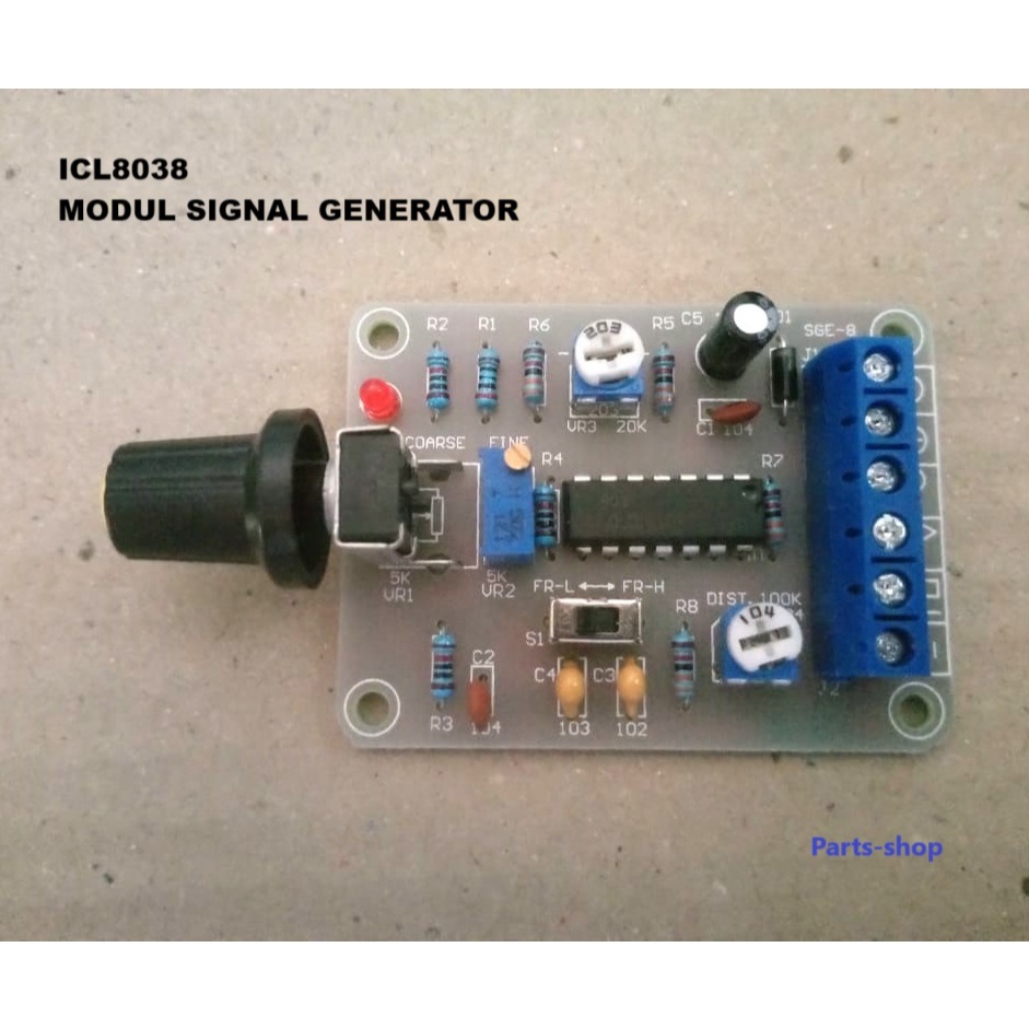 Jual ICL8038 Monolithic Function Signal Generator Module Sine Square ...
