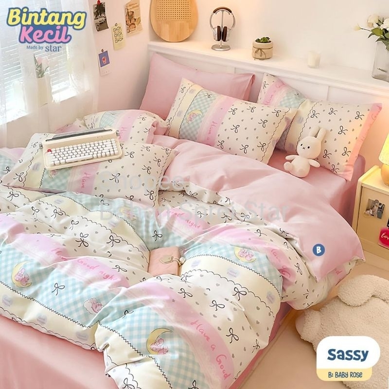 Jual Bahan Kain Sprei Star - Sassy | Shopee Indonesia