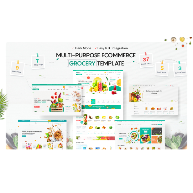 Jual Fastkart v4.0 - Multipurpose Ecommerce HTML Web Template (Include Admin Dashboard) | Shopee ...