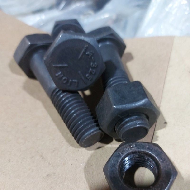 Jual Baut Kontruksi Besi WF HTB A325 5/8x2½ Baut dan Mur High Tensile ...