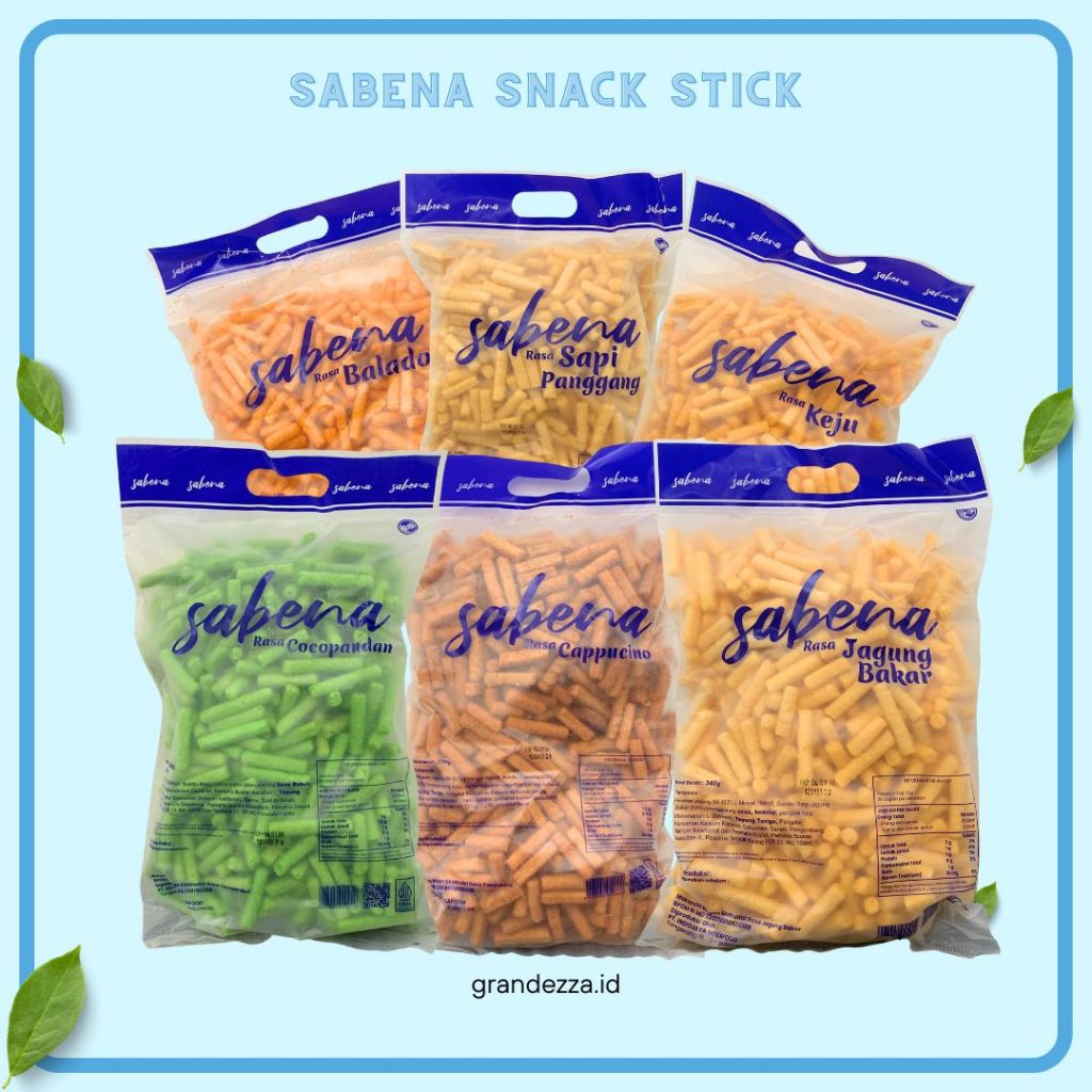 Jual Paket 5Pcs (1 Karton) Sabena Snack Stick Stik Kemasan Bag Jumbo ...
