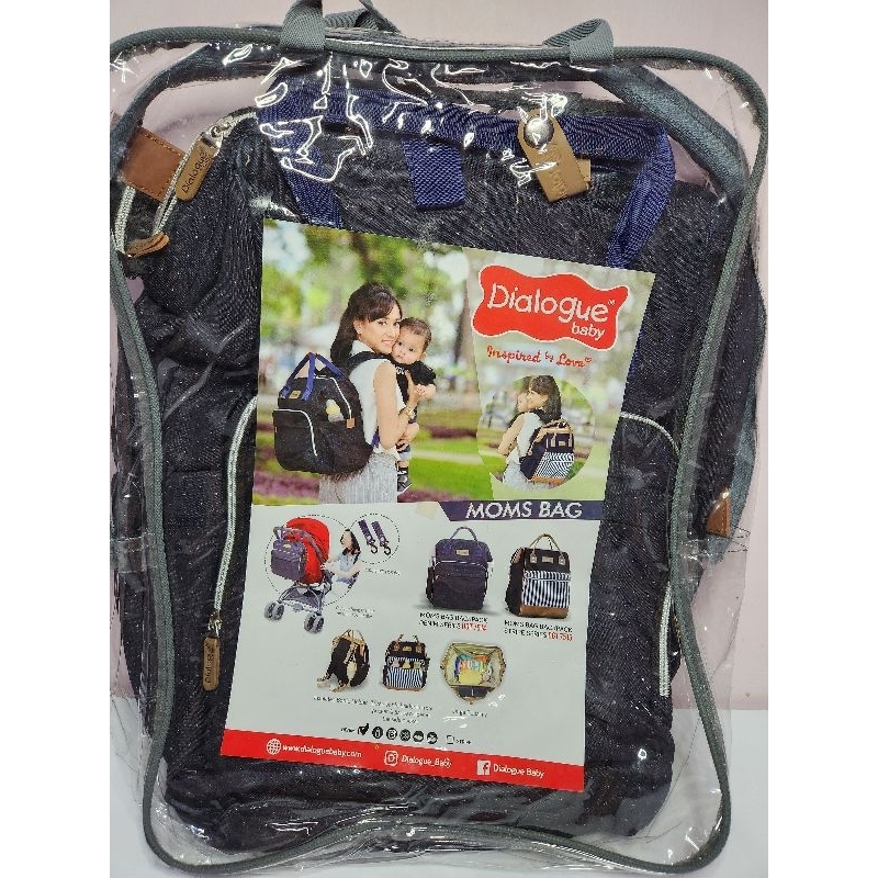 Jual Tas Ransel Diapers Bag Dialogue Baby - Tas Perlengkapan Bayi New ...