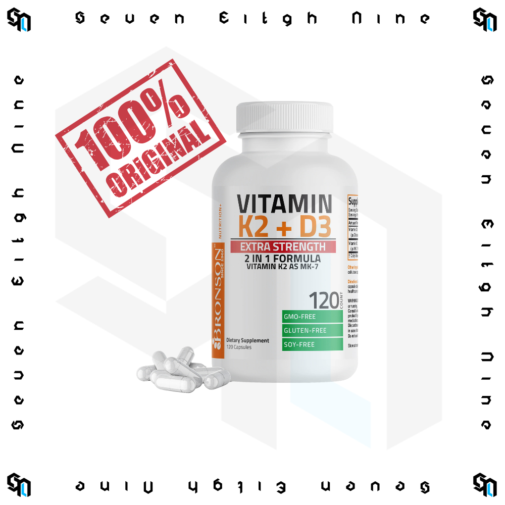 Jual Bronson Vitamin K2 + D3 Extra Strength 10000 IU 100% Original USA - 120 Capsule | Shopee ...