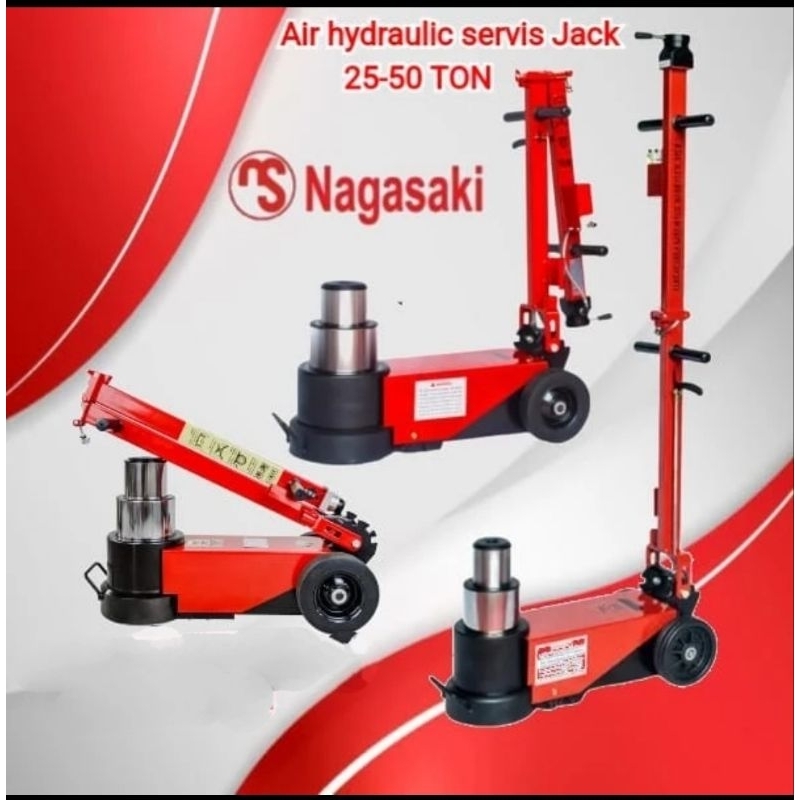 Jual Air hydraulic servis Jack 25-50 ton Dongkrak buaya angin Nagasaki ...