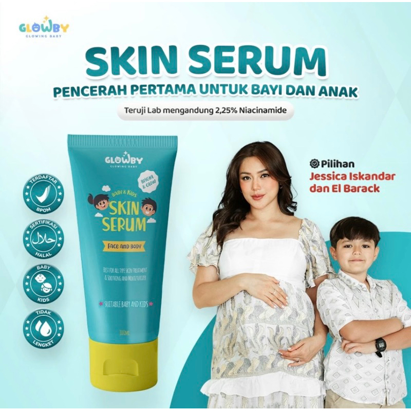 Jual GLOWBY Skin Serum Face & Body Lotion Pencerah Kulit Anak Exp 2027 ...