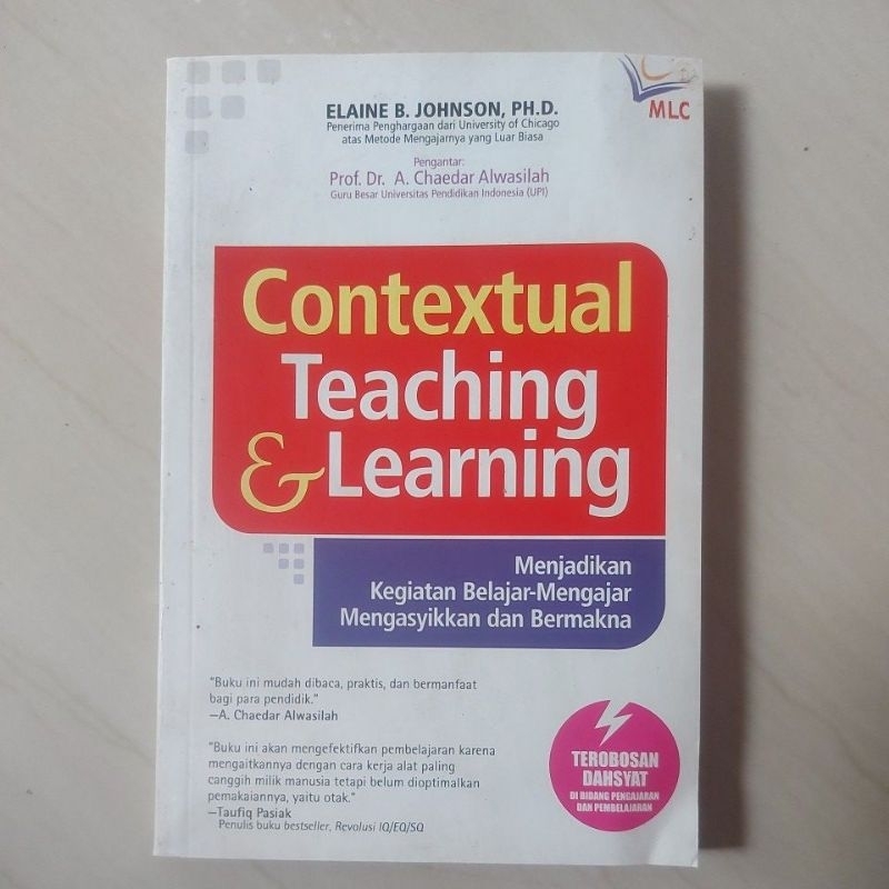 Jual Buku Contextual Teaching & Learning by Elaine B Johnson Ph.D ...