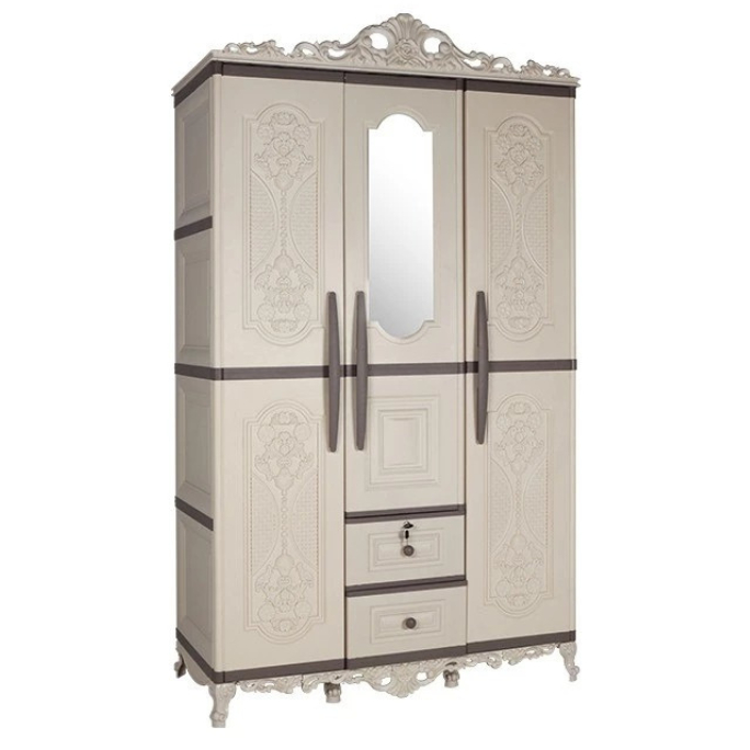 Jual LEMARI PAKAIAN 3 PINTU CERMIN + LACI OLYMPLAST MODERN / LEMARI ...