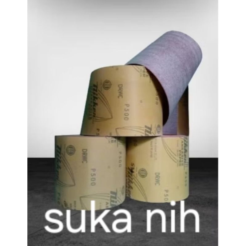 Jual HAMPLAS ROLL AMPLAS ROL NIKKEN SERAT GRIT #400 #500 #1000 #800 ...