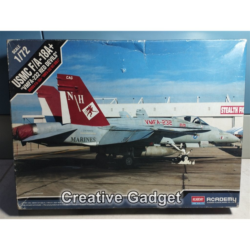 Jual USMC F18 Hornet Red Devils F/A-18A+ VMFA-232 - Model Kit Academy 1 ...