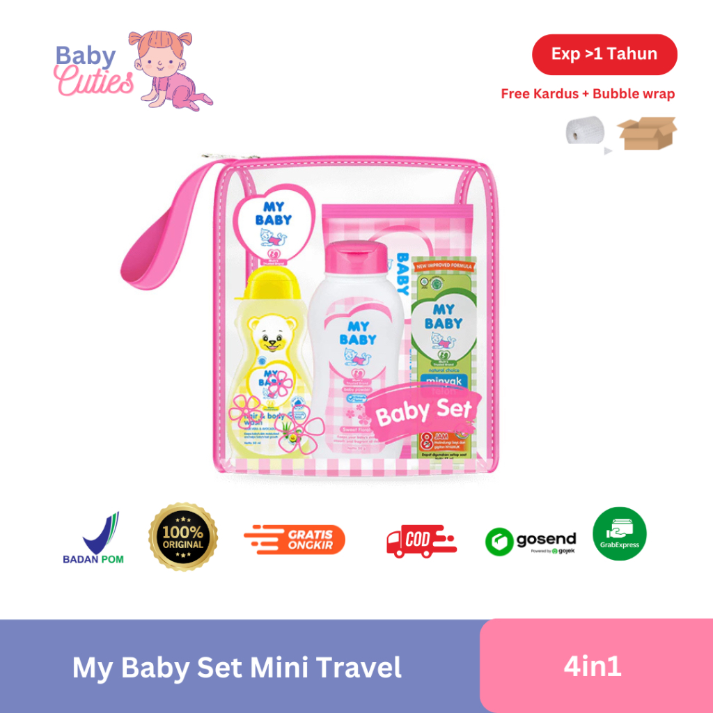 Jual My Baby Set Mini Travel - Paket My Baby Kemasan Mini 4in1 - Exp ...