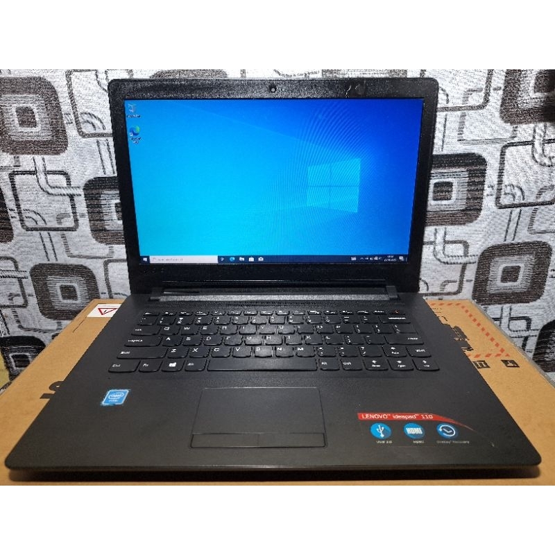 Jual laptop lenovo ideapad 110 ram 4gb ssd slim murah batre awet siap ...