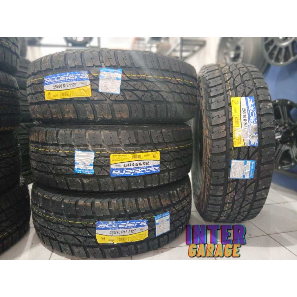 Jual ban mobil semi Rimba 265 70 R16 Accelera AT Ban mobil triton hilux ...