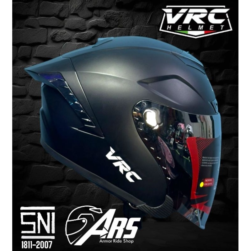 Jual Helm VRC Racer X - Helm Half Face SNI | Shopee Indonesia