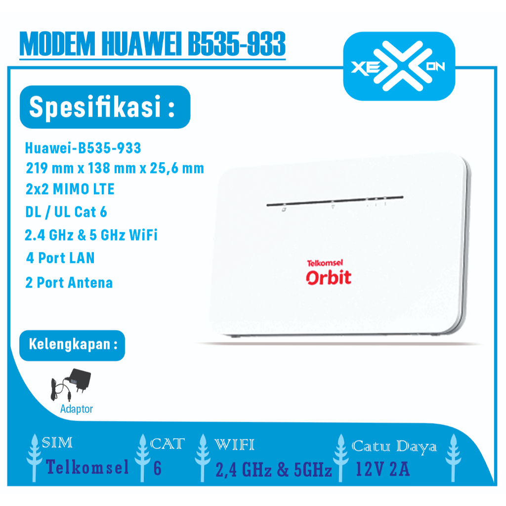 Jual Modem Orbit Pro H1 Huawei B535-933 | Shopee Indonesia