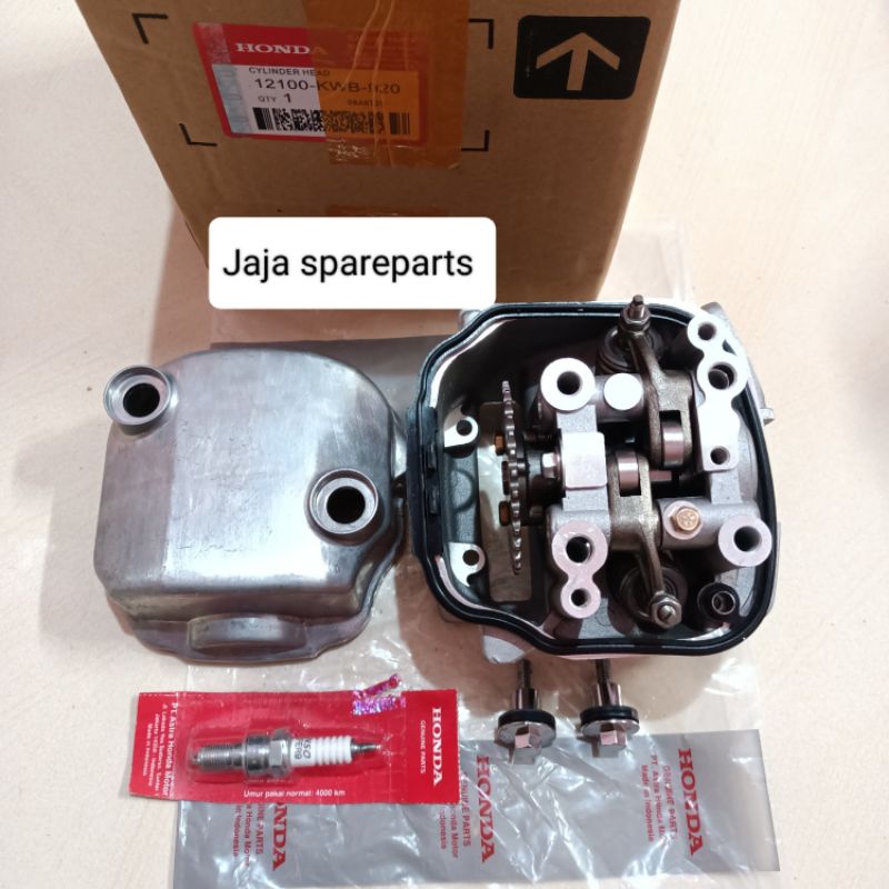 Jual Cylinder Head Blok Head Komplit + Busi Honda Revo absolute Revo 110 karbu Blade 110 Blade ...