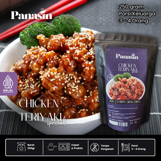 Jual PANASIN Chicken Teriyaki Special Porsi Keluarga 250g | Shopee ...