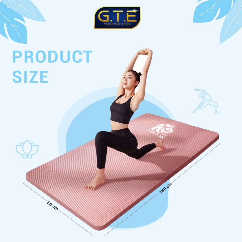 Jual RST | Matras Olahraga NBR Anti Slip Yoga Mat Premium Tebal 8MM ...