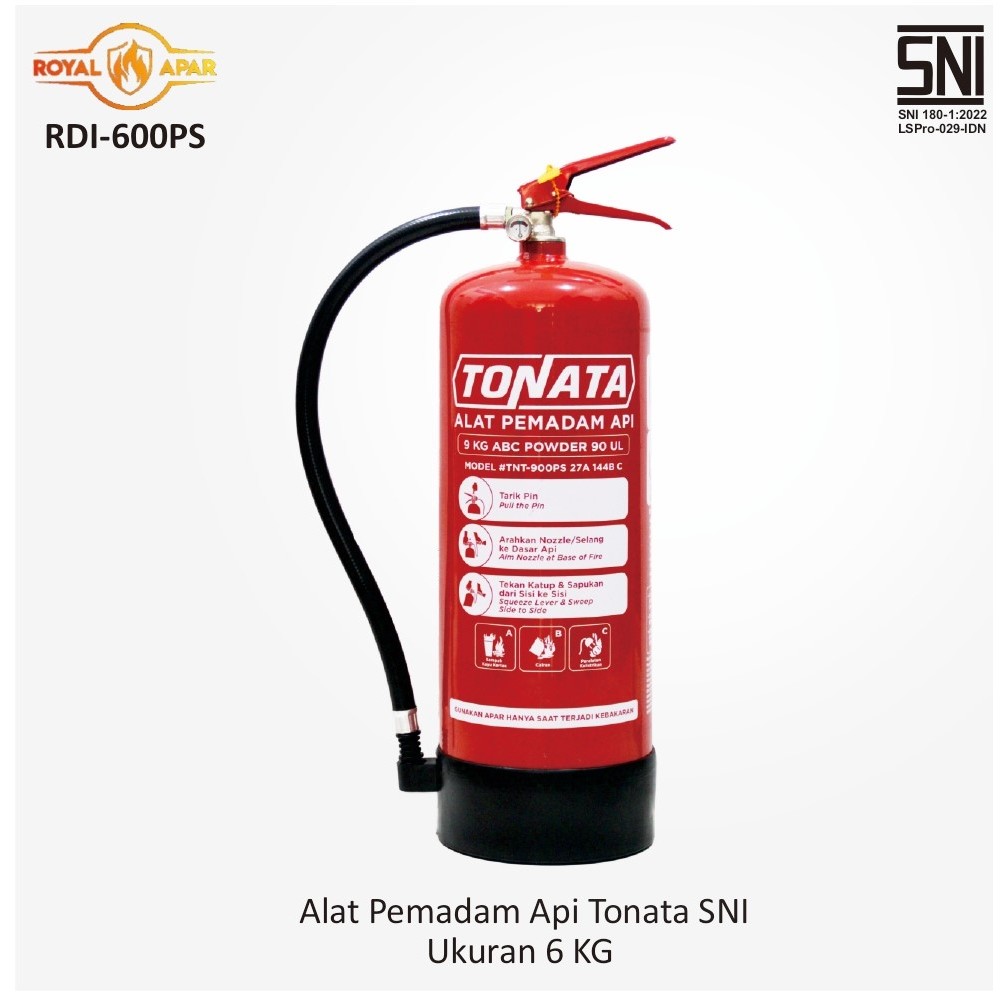 Jual Alat Pemadam Api Tonata SNI / APAR ABC Powder 6 kg | Shopee Indonesia