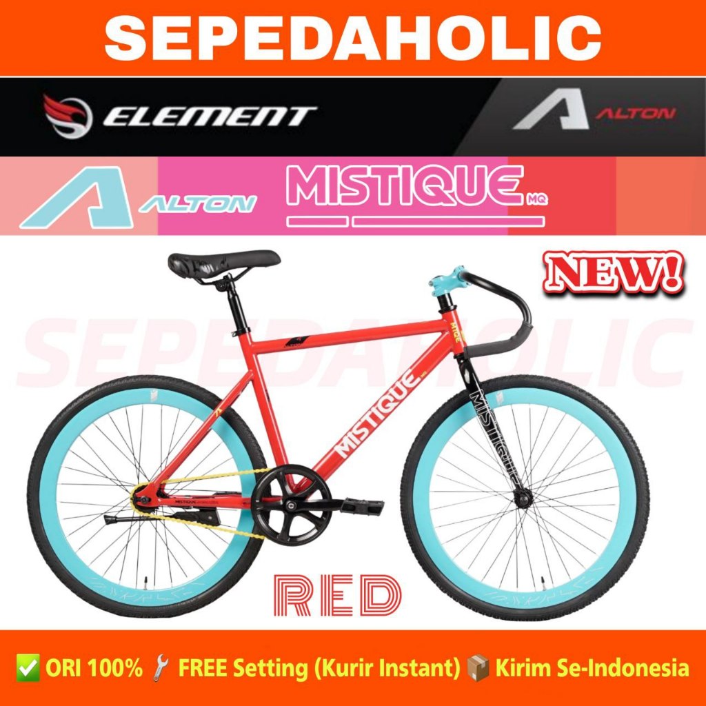 Jual Sepeda FIXIE ALTON MISTIQUE BY ELEMENT Ukuran 24 Inch Rem Torpedo ...