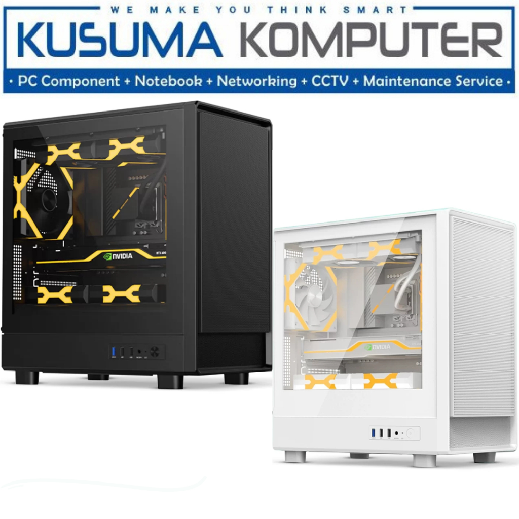 Jual Digital Alliance DA Gaming DA Elite Black White Micro ATX Gaming ...