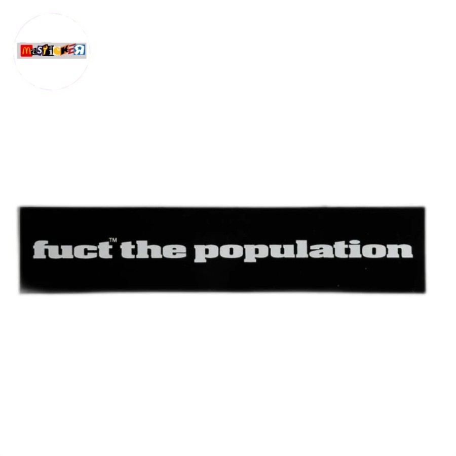 Jual sticker FTP x Fuct the population logo stiker | Shopee Indonesia